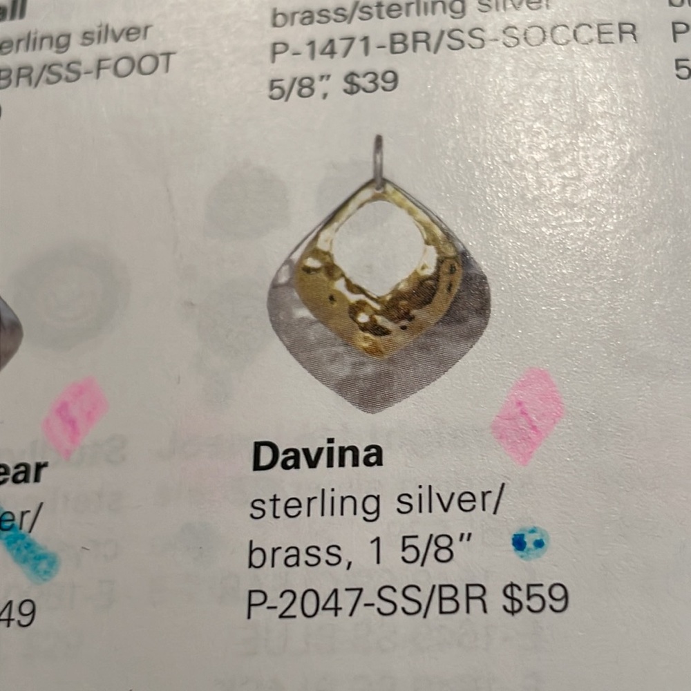 Grace & Heart Davina Pendant - Gem